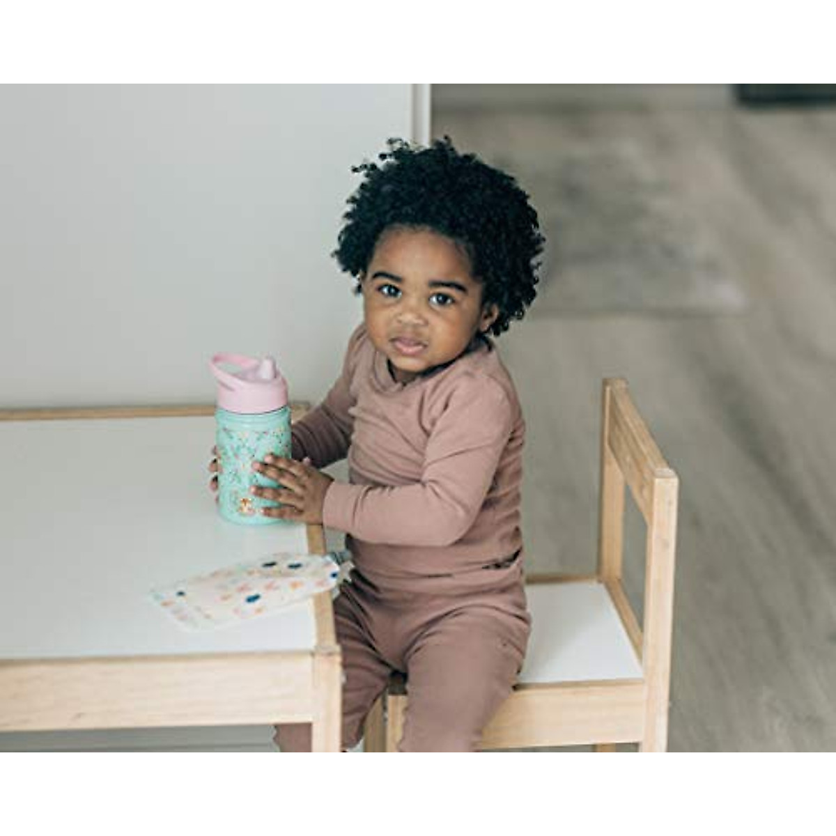 Simple Modern Kids Summit Sippy Cup Thermos 10oz - Stainless Steel Toddler Water Bottle Vacuum Insulated Girls and Boys Hydro Travel Cup Flask -Shark Bite Purple