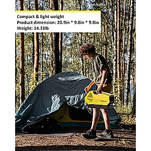 EnjoyCool Portable Air Conditioners, Outdoor Air Conditioner, 2380BTU Home AC Cooling Unit, 24Volt, 220W Low Power Consumption for Outdoor Camping Tent, Car, Truck, Parties, Fishing, Van and RV