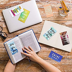 120 Pieces Assorted Motivational Quote Cards Gratitude Encouragement Card Set, 30 Styles Business Cards 2 x 3.5 Inch Mini Inspirational Kindness Note Cards for Encouraging Business Kindness Supplies