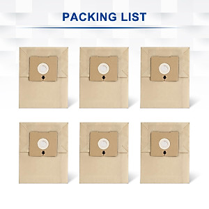 LANMU Vacuum Bags Compatible with Bissell Zing 4122, 2154A, 2154W, 2154, 4122D, 1668, 1668C, 1668W, 1608, 2154C Canister Vacuum, Replacement Part Number 2138425 (6 Pack)
