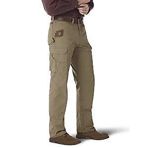 Wrangler Riggs Workwear mens Ranger work utility pants, Bark, 36W x 32L US