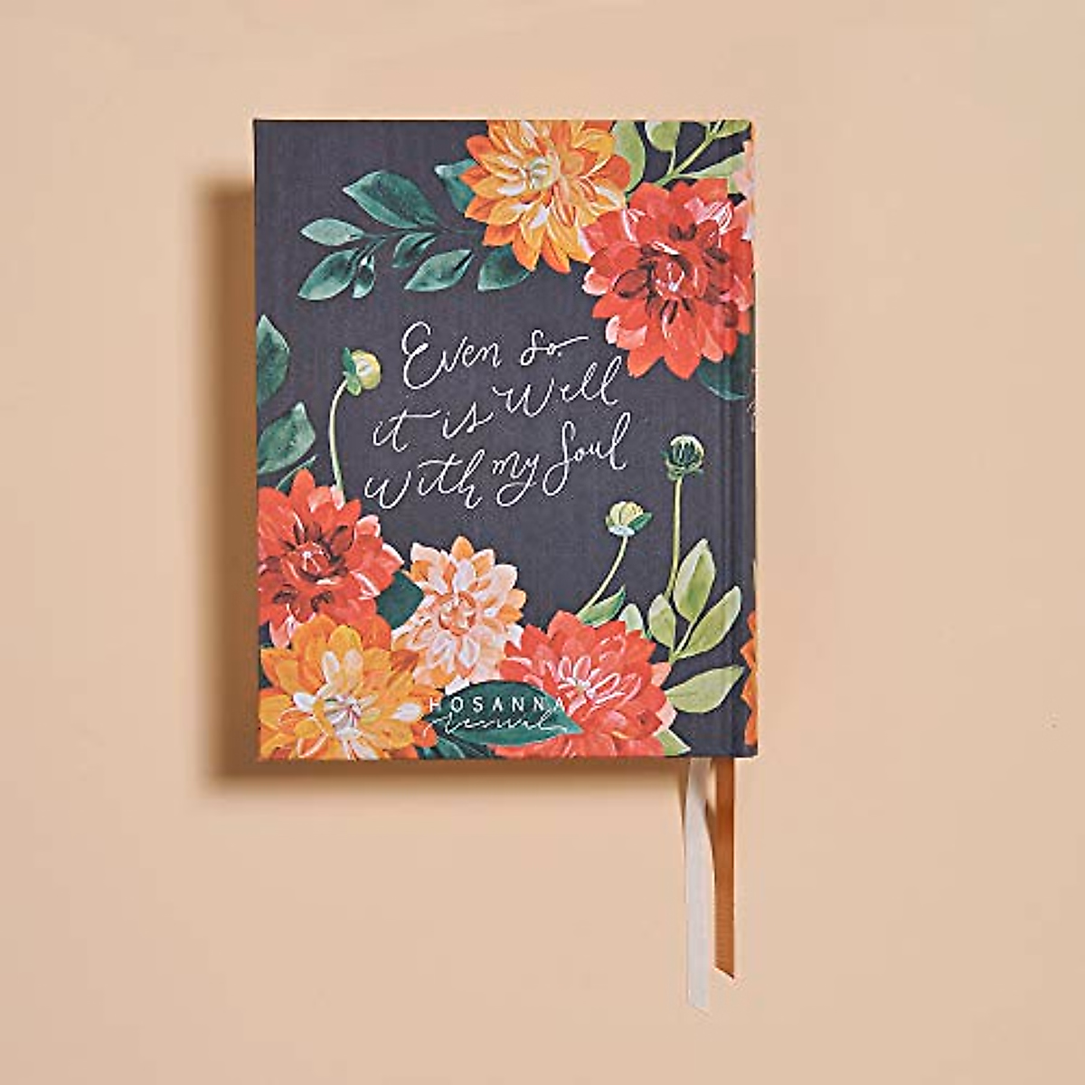 CSB Notetaking Bible, Hosanna Revival Edition, Dahlias Cloth Over Board, Black Letter, Single-Column, Journaling Space, Reading Plan, Easy-to-Read Bible Serif Type