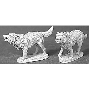 Reaper Dire Wolves Dark Heaven Legends Minature Figures
