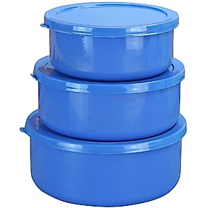 Reston Lloyd 6 Piece Enamel on Steel Bowl Set, Small, Azure