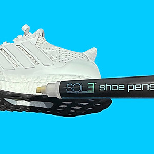 SOL3 Shoe Pens™ Premium Midsole Marker Sneaker Paint for Leather, Canvas, Suede & Knit Shoes (Black)