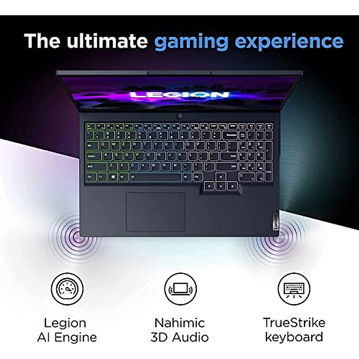 Lenovo Latest Legion 5 Pro 16" 165Hz QHD IPS Gaming Laptop, AMD Ryzen 7 5800H, 32GB RAM 1TB PCIe SSD, NVIDIA GeForce RTX 3070 8GB, Wi-Fi, Webcam, RGB Backlit Keyboard, Windows 11 Home, Grey