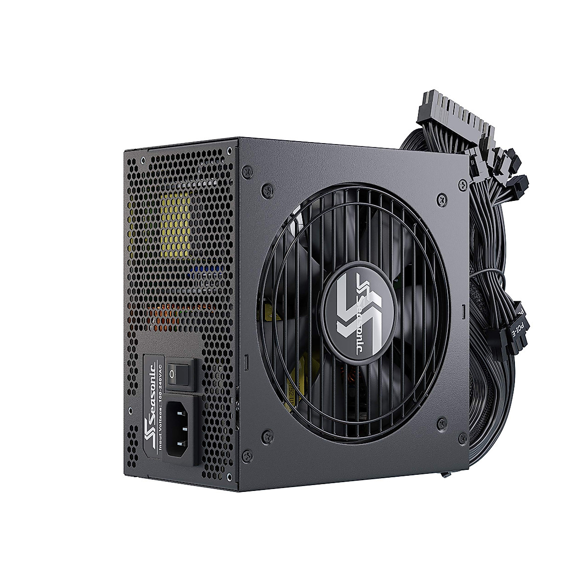 Seasonic Focus SSR-850FM, 850W 80+ Gold, Semi-Modular, Fits All ATX Systems, Fan Control in Silent and Cooling Mode, 7 Year Warranty, Perfect Power Supply for Gaming and Various Application