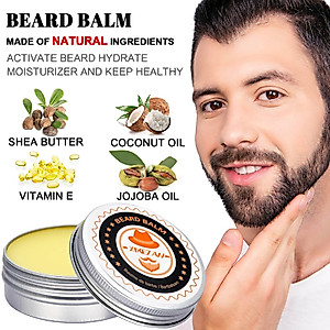 XIKEZAN Birthday Gifts for Men w/Beard Kit and Beard Straightener Kit