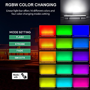 Landscapestation LED Wall Washer Light 72W, 40" 5000K Daylight Heavy Duty LED Wall Washing Light Bar, Waterproof Outdoor Lighting for Landscape, Garage, Church, Farms, Yard, Building Lighting