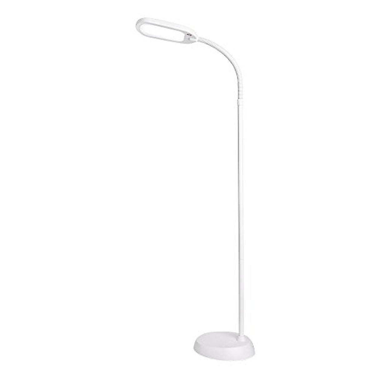 Newhouse Lighting NHFL-AP-WH Apollo LED Floor Lamp Energy-Efficient Natural Reading Artists Crafts Adjustable Gooseneck Task Light, White