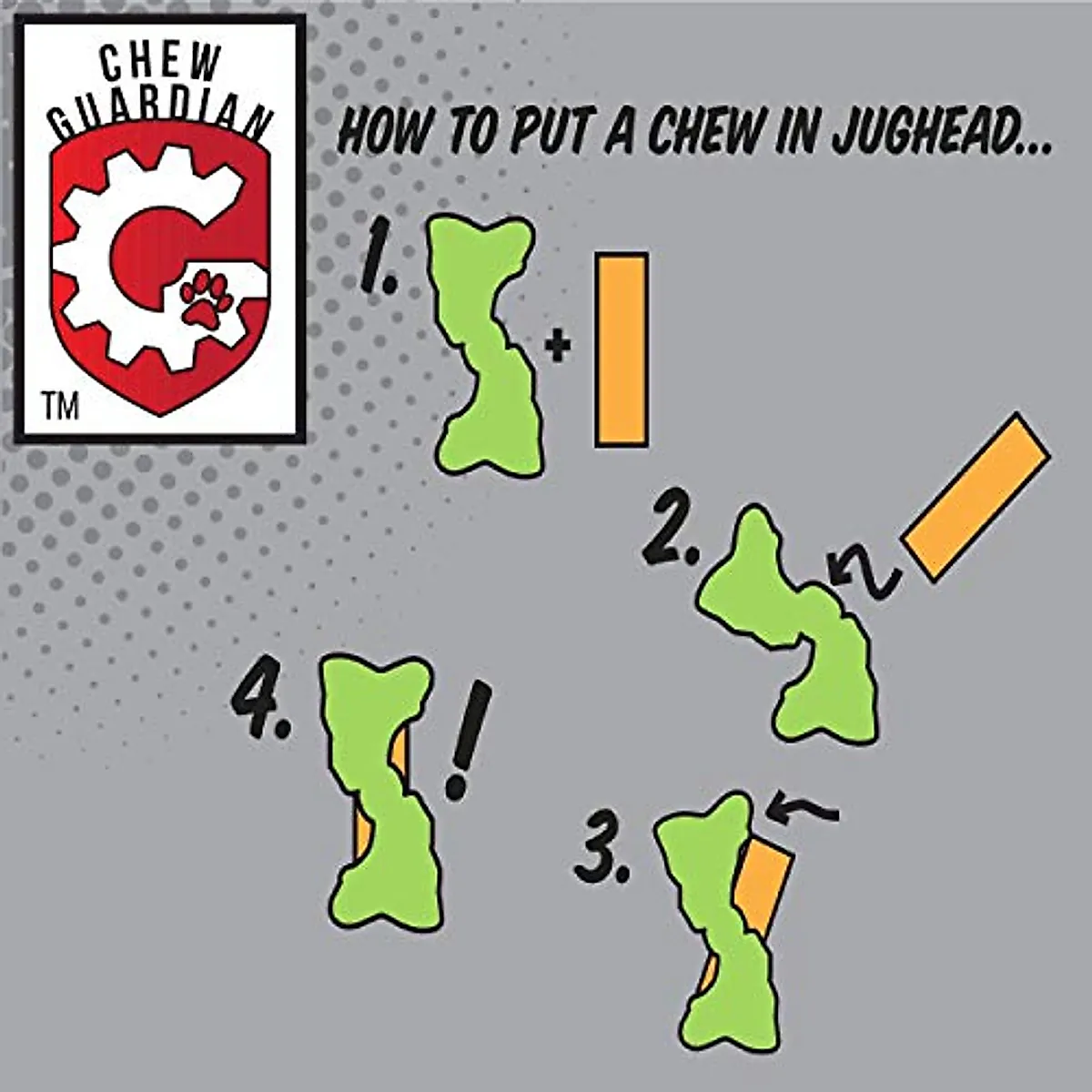 Jughead Classic | Insert Chews - Chew Smarter - Chew Longer | Small