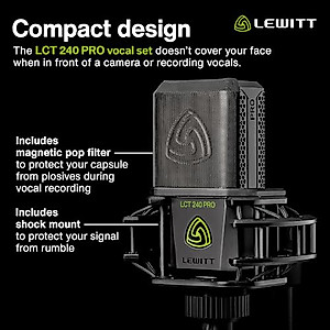 LCT-240 Pro Value Pack Microphone Bundle with Shock Mount