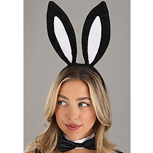 elope Black and White Sexy Bunny Costume Kit for Women Standard