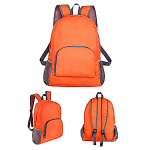 YJHKMR Lightweight Foldable Backpack Handy Packable Travel Hiking Daypack Waterproof Shoulder Bag for Women Men