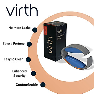 Incontinence Clamp by Virth - Comfortable & Easy to Use - Confidence All Day Long - 3 Adjustable Sizes - Penile Clamp for Incontinence! - Urinary Clamp for Incontinence - Travel Bag Included