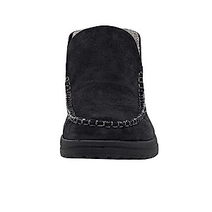 Hey Dude Women's Denny Suede Black Size 10 | Women’s Shoes | Women’s Casual Boots | Comfortable & Light-Weight