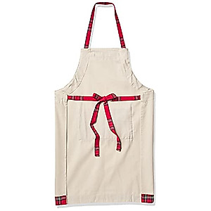 Mud Pie womens Apron, Tartan, 34" 27" Mud Pie Grandma Chef Apron Tartan 34 x 27 , Grandma, One Size US
