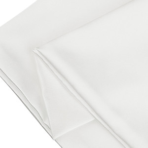 uxcell Satin Pillowcase for Hair and Skin with Hidden Zipper, Breathable and Soft Pillow Case with Sleep Mask, Set of 2 King (20"x36") White