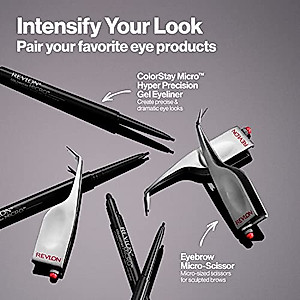 Revlon Gel Eyeliner, ColorStay Micro Hyper Precision Eye Makeup with Built-in Smudger, Waterproof, Longwearing with Micro Precision Tip, 214 Black, 0.01 Oz