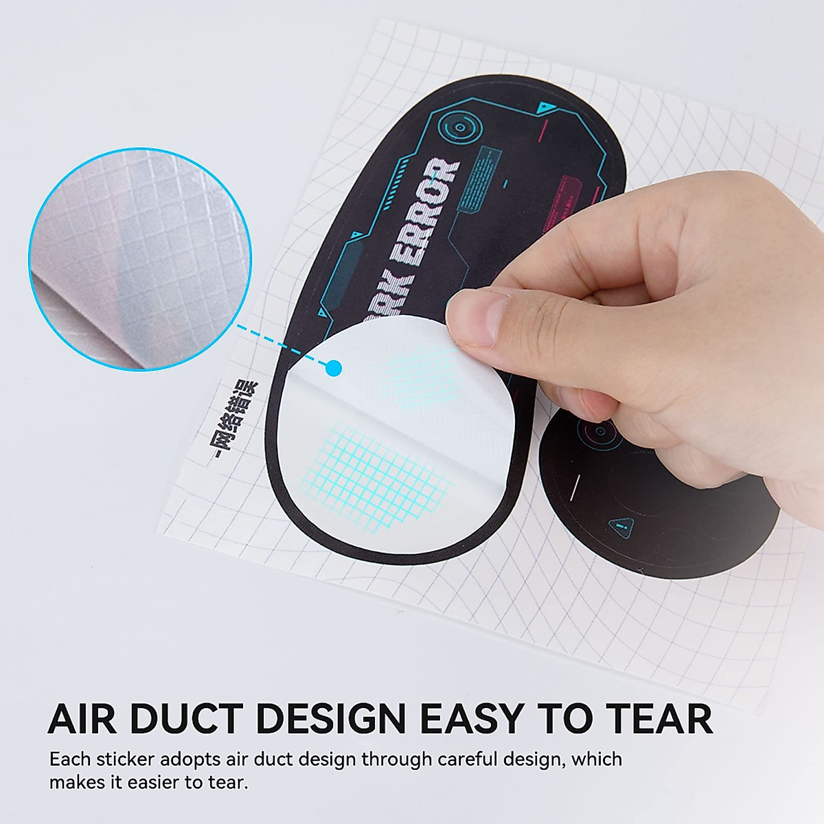 PVC Decal Stickers VR Headsets and Controllers Stickers Skin,Fashion Decal Skin Accessories for PICO 4 (1)