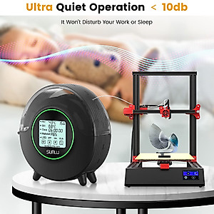 [2022 New]3D Printer Filament Dryer Box, 360° Even Heating Filament Dry Box(35-70℃) with Adjustable Timer, Ultra Quiet Filament Storage, Compatible with 1.75/2.85/3.00mm, PLA/PETG/TPU/ABS Filament
