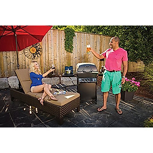 Huntington 30040HNT Liquid Propane Gas Grill,Black