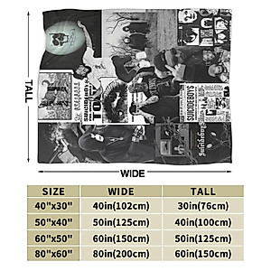 Suicide Hip Hop Music Boys Blanket, Ultra-Soft Micro Fleece Cover Blanket for Couch Sofa Bed, Soft Throw Blanket, Funny Graphic Bed Blanket for All Season 50"X40"