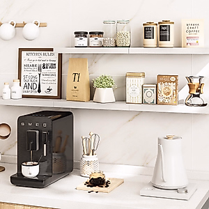 Fixwal 15.8in Floating Shelves for Wall White, 5 Pack Shelves for Room Wall, Bathroom, Living Room, Bedroom, Kitchen, Office Decor