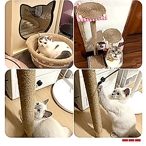 Rope 1/4inch×50feet（6mm×15m） - Jute Rope Natural Hemp Rope for Indoor and Outdoor Gardening,Crafts,Climbing, Nautical Bundling, Railings,Home Decorating,Hammock,Moisture-Proof String