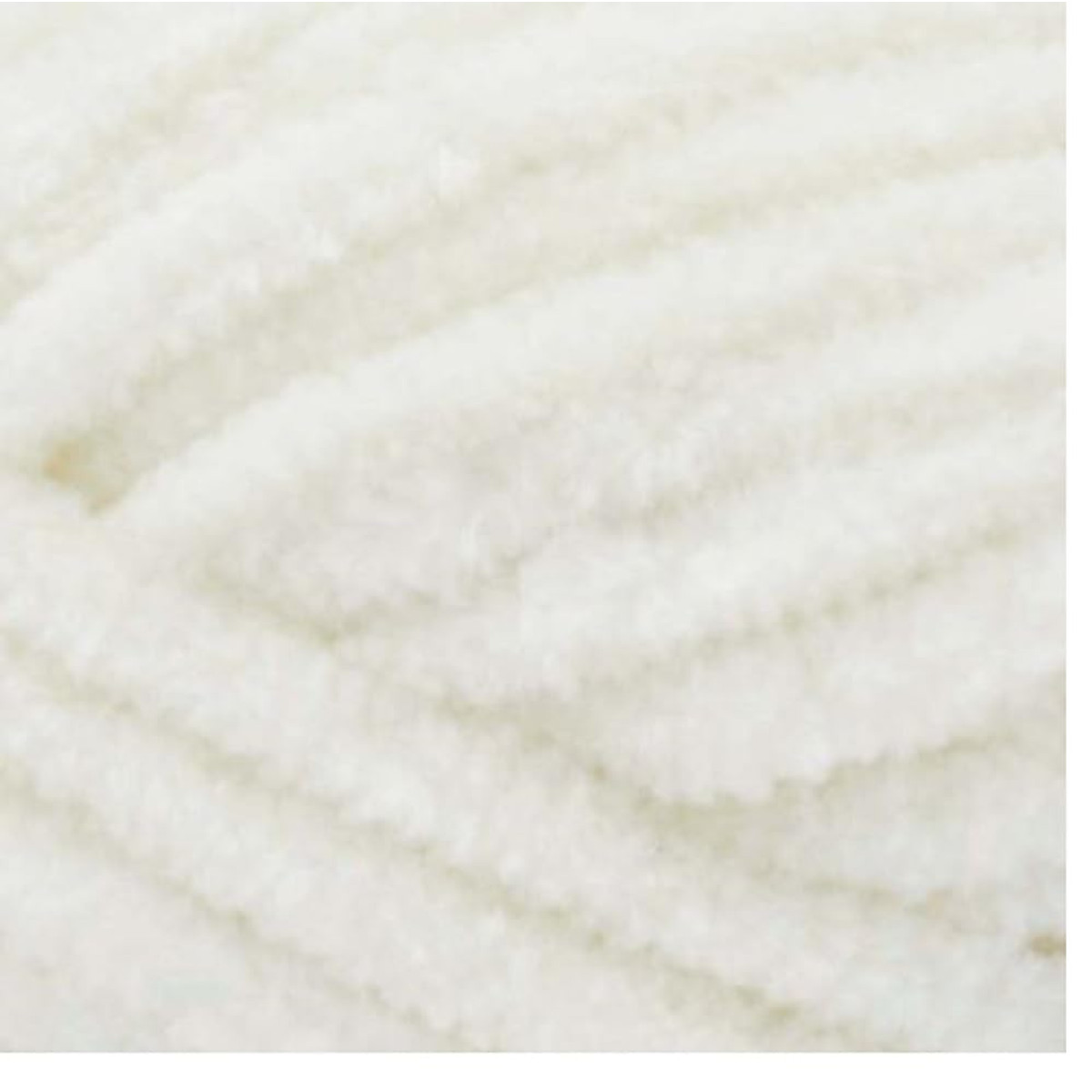 Premier Yarns Parfait Chunky Chenille Yarn 3.5 Oz 6 Super Bulky Weight 3 Pack Bundle with Bella's Crafts Stitch Markers (Cream)