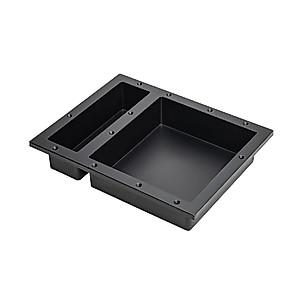 Woodbridge Ready for Tile Shampoo Soap Single Niche 16" x 20", SW1620S Shelf,Black