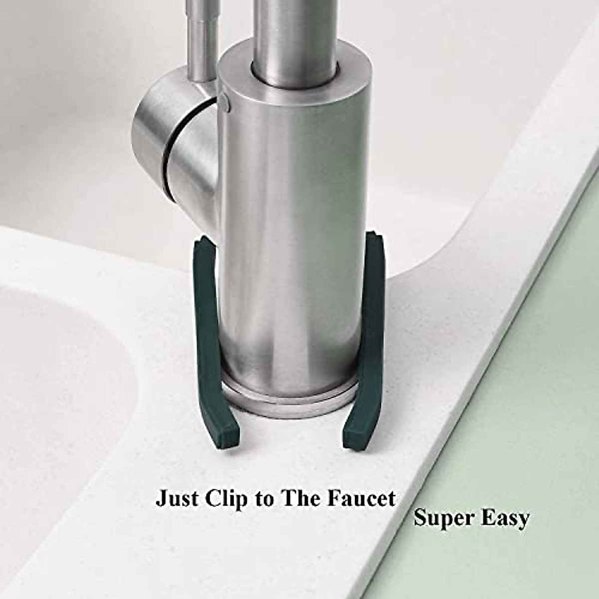 Fusiontec Sink Caddy Sink Sponge Holder - Faucet Rack Shower Tray - Kitchen and Bathroom Metal Organizer Hanging Fix Around Faucet