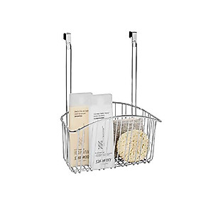 Spectrum Diversified Over-The-Cabinet Contempo Basket, Large, Chrome