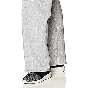 Hanes Women's EcoSmart Open Bottom Leg Sweatpants, Light Steel, Small