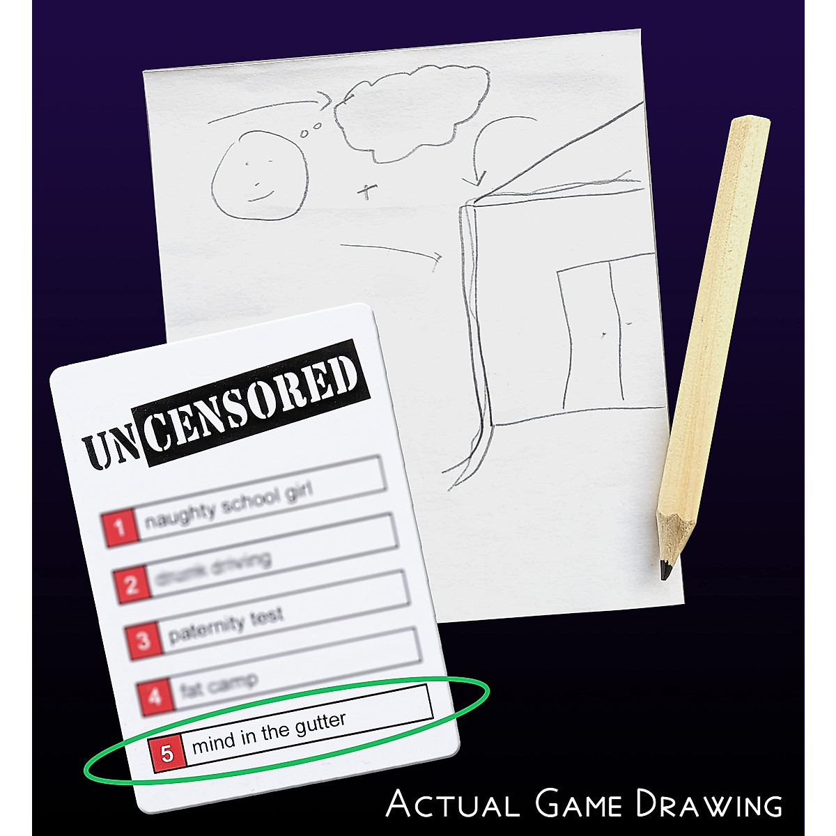 Drawing Without Dignity Combo Pack: Party Game + Expansion Pack 1 - A Twisted Funny Adult Party Game Version of The Classic Drawing Game…