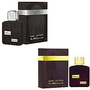Ramz Lattafa COUPLE SET - EDP - Eau De Parfum 100ML (3.4oz) | Creamy & Deep | Elegant Blend with Pineapple, Guaiac Wood, Apple, Patchouli, and Vanilla | Everyday Essential | by Lattafa