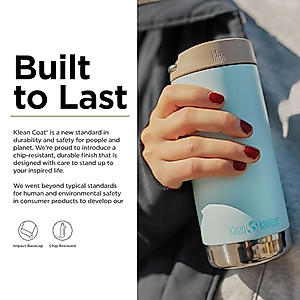 Klean Kanteen TKWide 12oz (w/Twist Cap) - Blue Tint