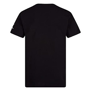 Jordan Boy's JM Distress Tee (Big Kids) Black MD (10-12 Big Kid)