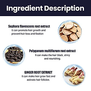 Hair Growth Essential Oil, Nourishing Reduce Loss Improve Scalp Circulation Safe Ingredients 30ml Thickening Hair Strengthening Essential Oil for Home Use