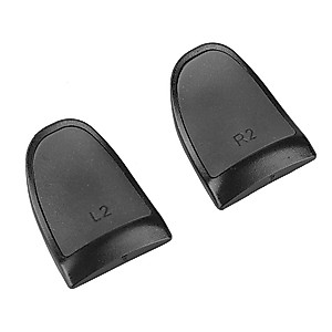 V BESTLIFE Trigger Extenders, Game Controller L2 R2 Controller Extenders Buttons Extension Trigger Soft Touch Extended Grips for PS4 (Black)