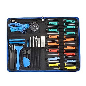 TKFDC Screwdriver Set 33-in-1 Magnetic Hex Torx Screwdriver Bit Set Insulated Screw Driver Bits Precision Repair Phone Tool Kit