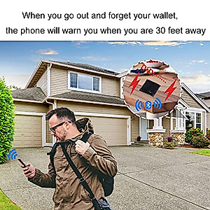 SMART CC Anti-Lost Wallet for Men,Mens Wallet with GPS Position Locator & Finder Tracker