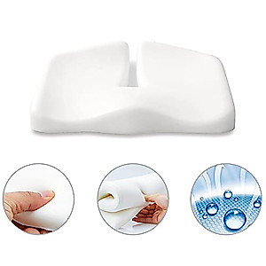 BAILR Chair Pads Softness 17×16inch, Non Slip and Chair Breathable Cushion with Zipper, Seat Pad Ergonomic for Home Office Sofa Car Wheelchair