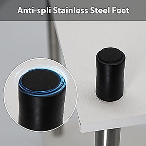 2 Tier Water Absorbing Stone Tray for Sink, Diatomaceous Earth Fast Drying Stone Sink Caddy Tray for Bathroom Kitchen -White