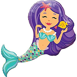 38" ENCHANTING MERMAID HELIUM SHAPE