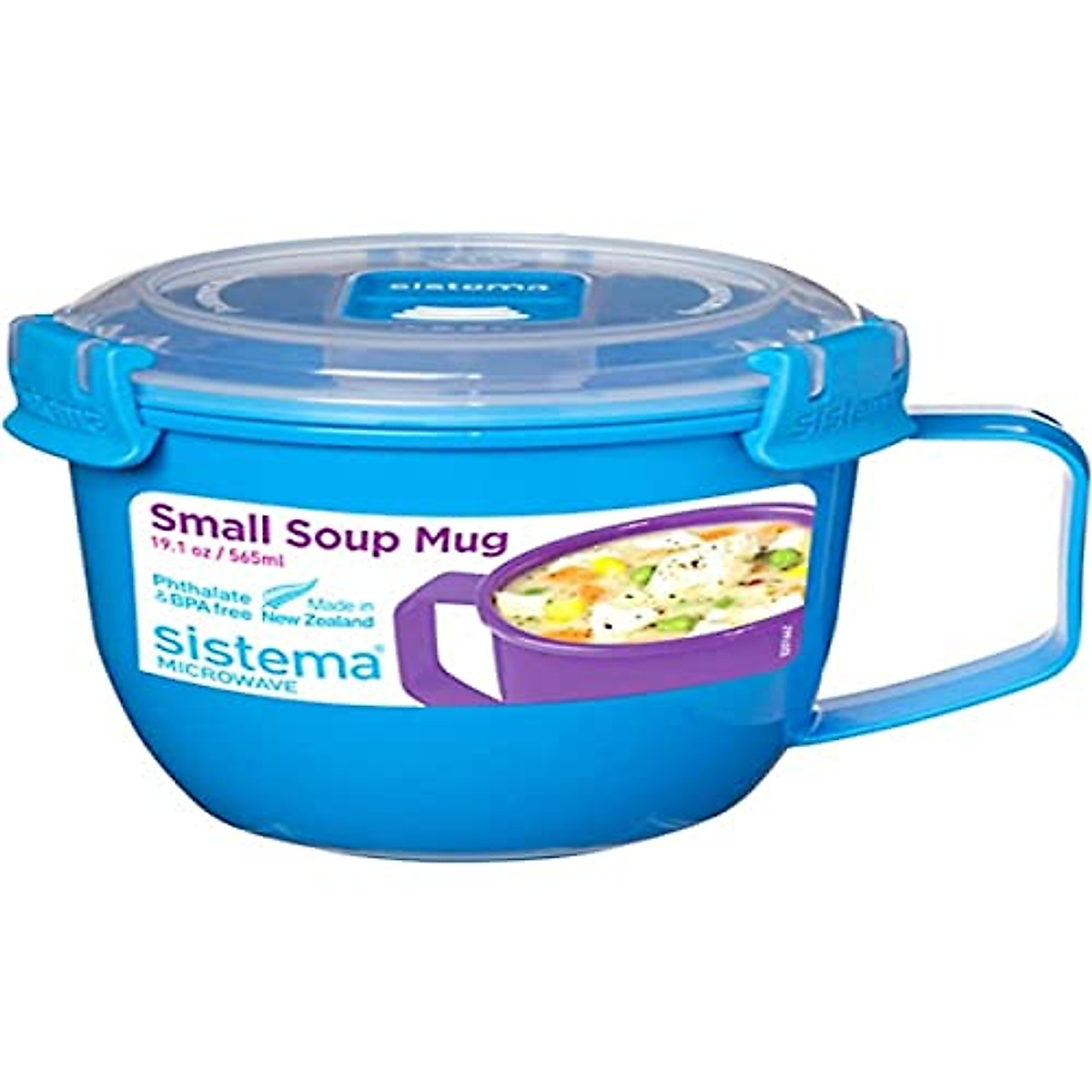 Sistema Microwave Soup Mug, 2.4 Cup, Small