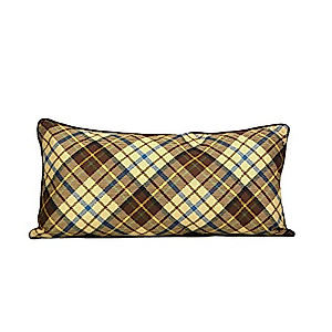 Donna Sharp Throw Pillow - Painted Bear Lodge Decorative Throw Pillow with Bear Pattern - Rectangle