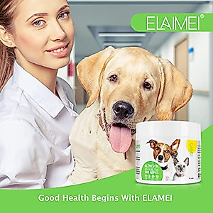 ZIXAOK Dog Removal Ear Hair Powder + Dog Ear Cleaner Liquid + Dog Ear Cleaner Wipes, Alcohol Free, Dog Ear Infection Treatment, Inflammation & Itchiness, Cleans & Deodorizes, Three-Piece Set