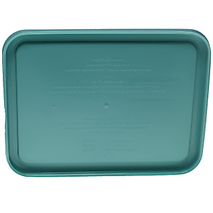 Pyrex (1) 7210 3-cup Glass Container & (1) 7210-PC 3-Cup Jade Dust Green Lid Made in the USA