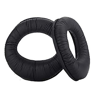 VEKEFF Replacement Ear Pads Earpad for Sony MDR-RF4000, RF5000, RF6000, RF6500, RF7000, RF7100, MDR-DS6000, DS6500, DS7000, DS7100 Headphones (Black-PU)